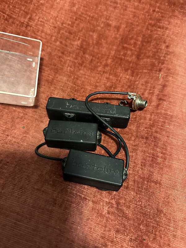Bartolini pj bass guitar pickups only - Black | Reverb