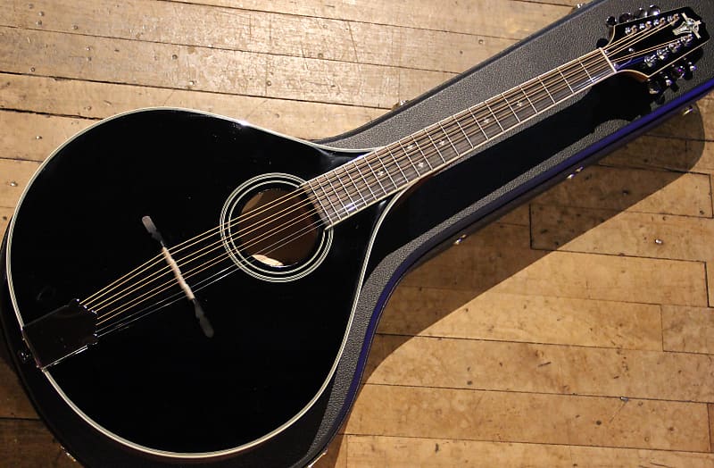 Trinity College TM-325B Standard Celtic Octave Mandolin Black | Reverb