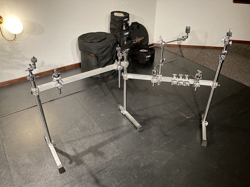 Pearl Two-Sided Drum Rack w-Pearl & Yamaha Hardware | Reverb