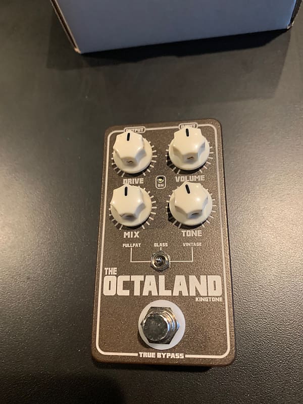 King Tone Guitar Octaland Mini 2019 Brown | Reverb