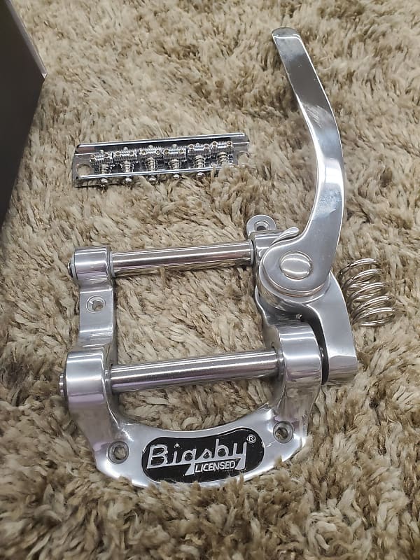 Bigsby B50 tremolo with bridge and extra parts | Reverb