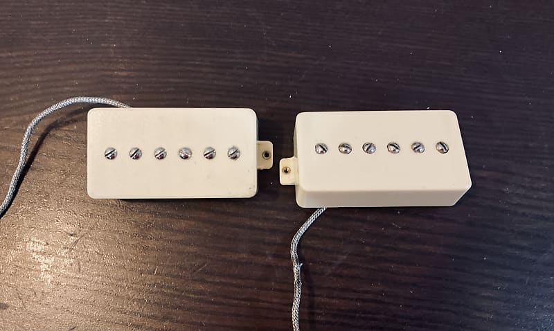 BG Pickups Pure 90s - Humbucker-sized P90 Pickups - Cream | Reverb