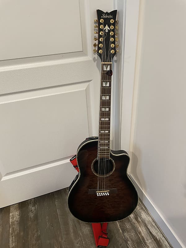 Schecter Diamond Series Elite 12 String Acoustic Electric | Reverb