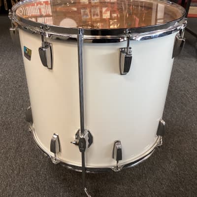 Ludwig Cortex 16x18 floor tom 1970’s - white cortex | Reverb
