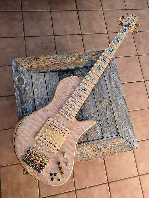 Fodera Quilted Maple Emperor II 5 Elite | Reverb