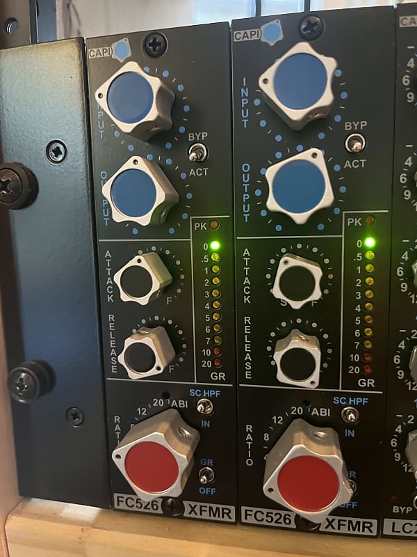 CAPI FC526 500 Series Compressors w/ CA-0252 Opamp (PAIR)) | Reverb