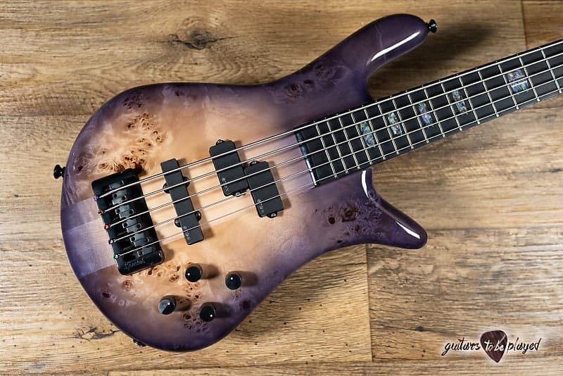 Spector Euro 5 CST 5-String EMG Bass – Natural Violet Burst | Reverb