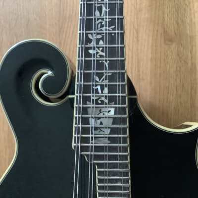 Johnson MF 370 2005 - Dark black F style mandolin | Reverb