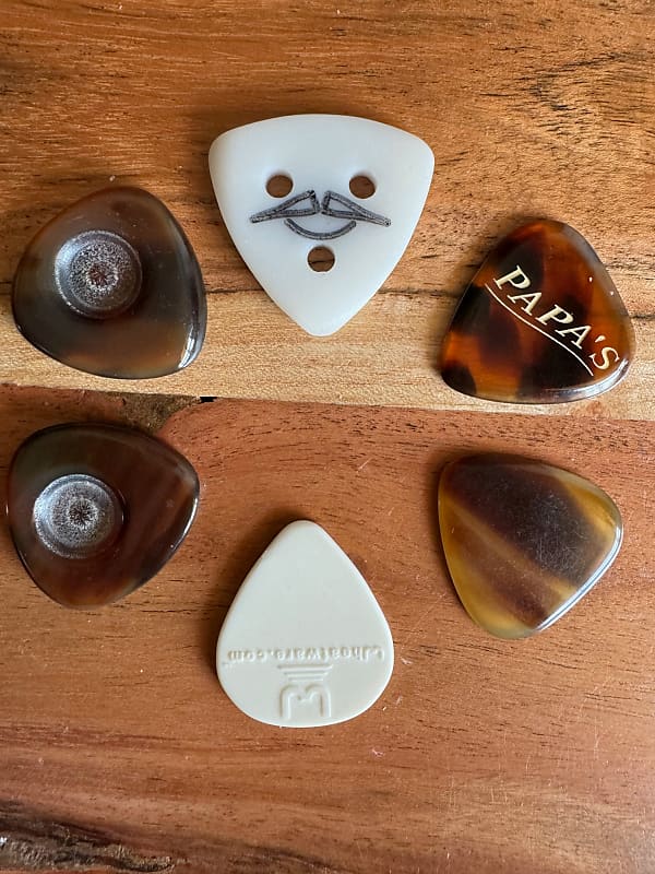 Lot of Thick Gypsy Jazz Guitar Picks- Free Shipping | Reverb