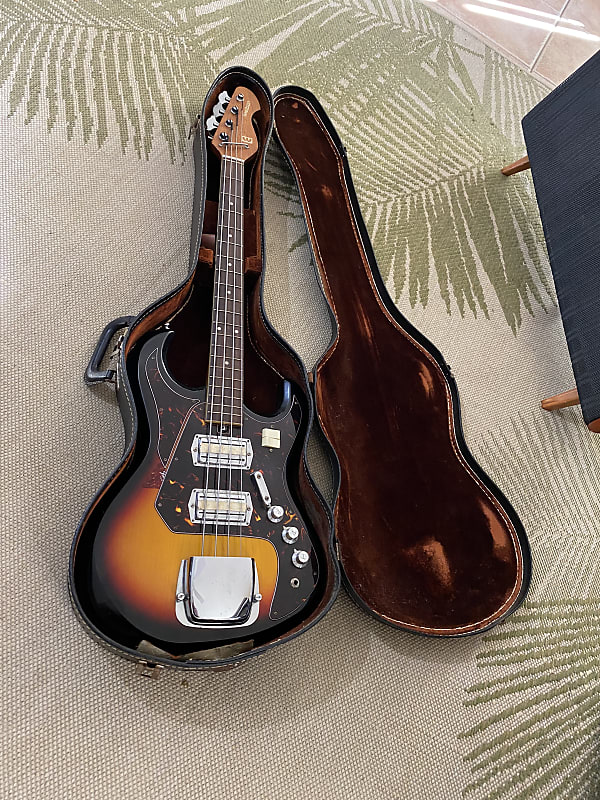 Weltron 4 String Sunburst | Reverb