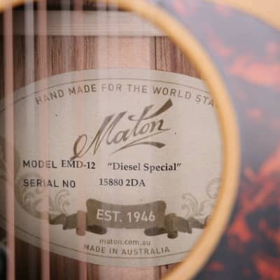 Maton EMD12 Diesel Mini 12 String Acoustic Electric | Reverb Australia