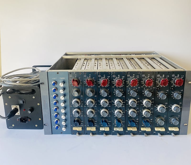 X8 Original Neve 80 series modules in 8 space powered rack | Reverb