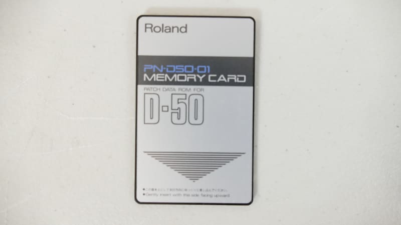Roland D-50 -Rom Card - PN - D50 - 01 - Sustain Group | Reverb