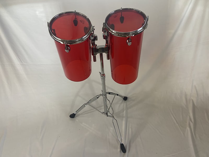 Concert toms. RL Drums RL8-1618-R-WS 2023 - Red acrylic | Reverb