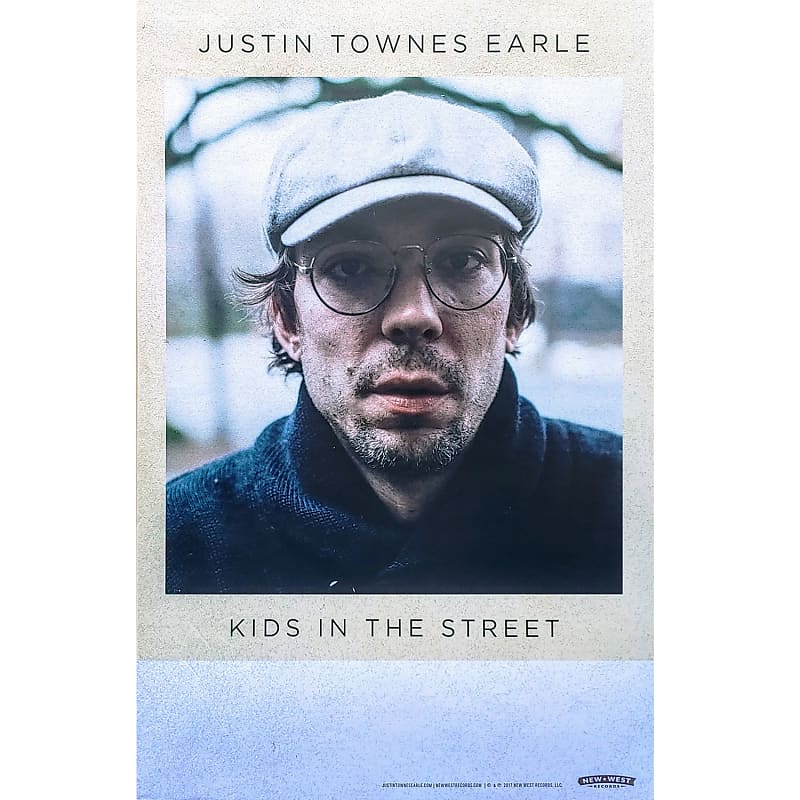 Justin Townes Earle Kids...Street Ltd Ed RARE Tour Poster! | Reverb