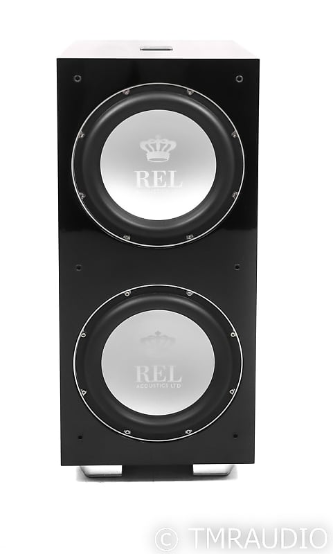 REL 212/SX Dual 12" Powered Subwoofer; 212SX; Piano Black | Reverb