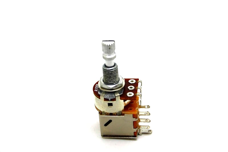 POTENTIOMETER A100K 100K LOGARITHMIC PUSH/PULL KNURLED | Reverb UK