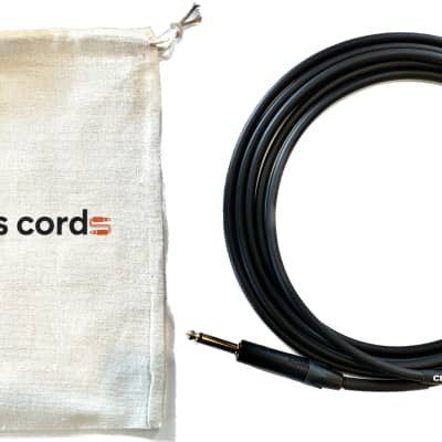 Curts Cords Mogami Gold Guitar/Instrument 18' cable with 1/4" | Reverb