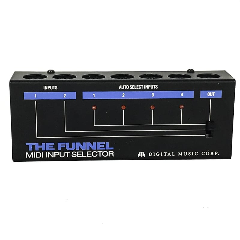 Digital Music Corp The Funnel Midi Input Selector | Reverb