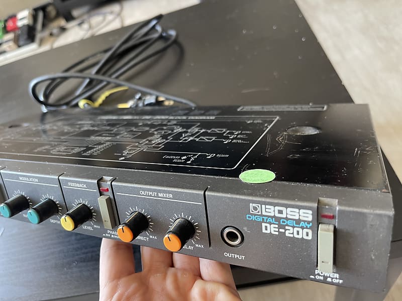 Rare Boss Vintage Digital Delay DE-200 1980’s Rack Guitar | Reverb