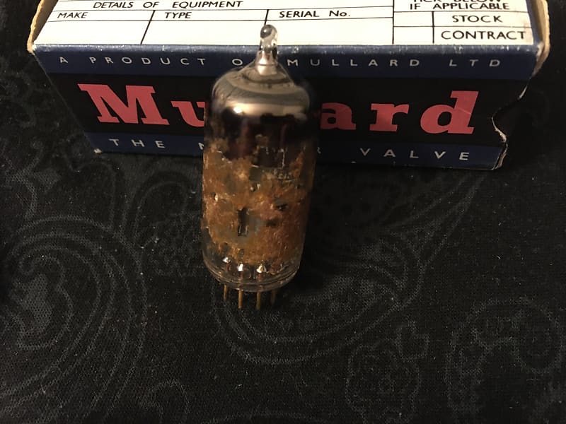 Mullard e88cc / 6922 gold pin preamp tube, old build rare | Reverb UK
