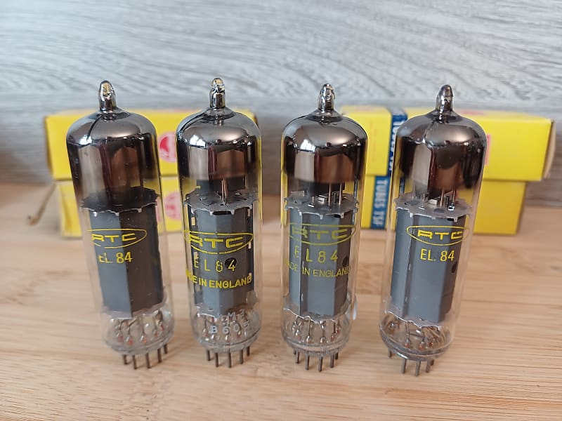 Perfect NOS NIB MULLARD BLACKBURN el84 6bq5 matched | Reverb Australia