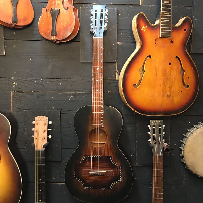 1930's Regal Parlor Xbrace Transformation / Faux Grain | Reverb