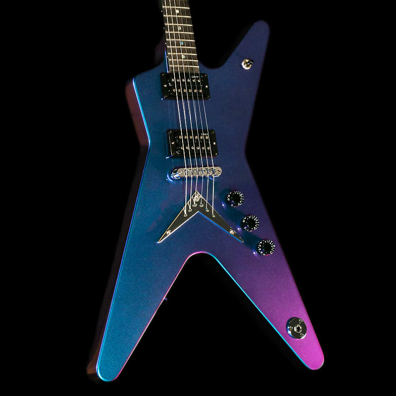 Dean USA Custom Shpp ML Blue Purple Colorshift Dimebag Dime | Reverb