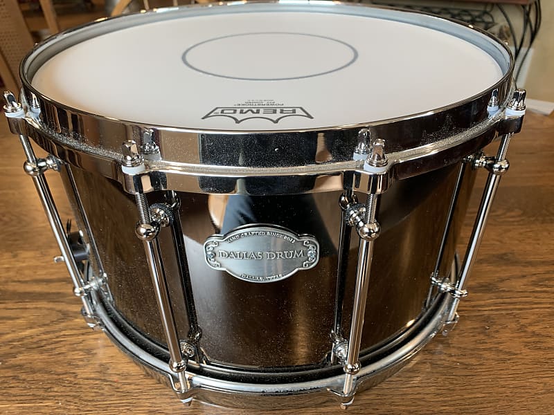 Dallas Drum 14x8 Black Brass Snare 2022 (Mint!) | Reverb