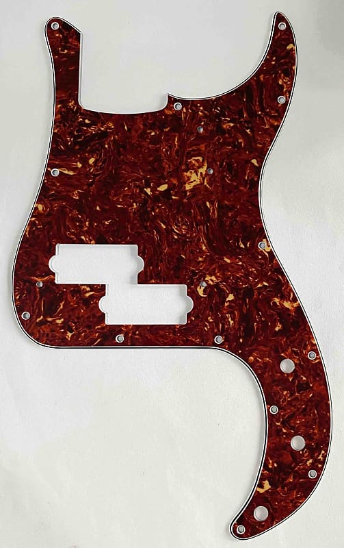 Custom New 4 Ply Red Tortoise Fits Fender '62 Precision P | Reverb
