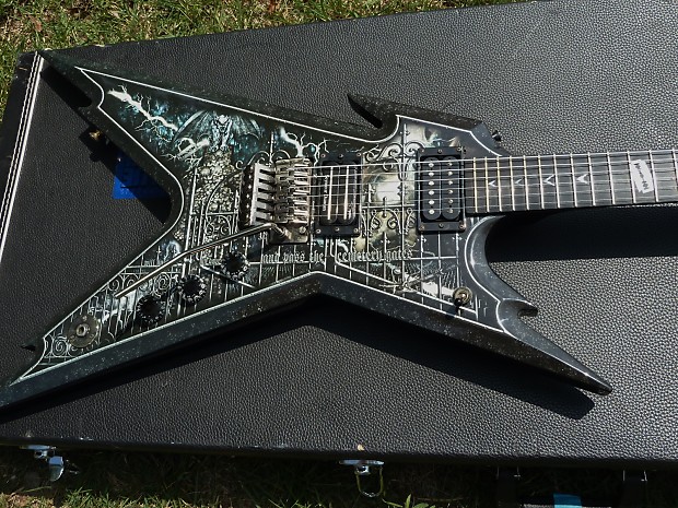 Dean Dime Razorback Floyd Rose Set Neck Cemetery Gates | Reverb