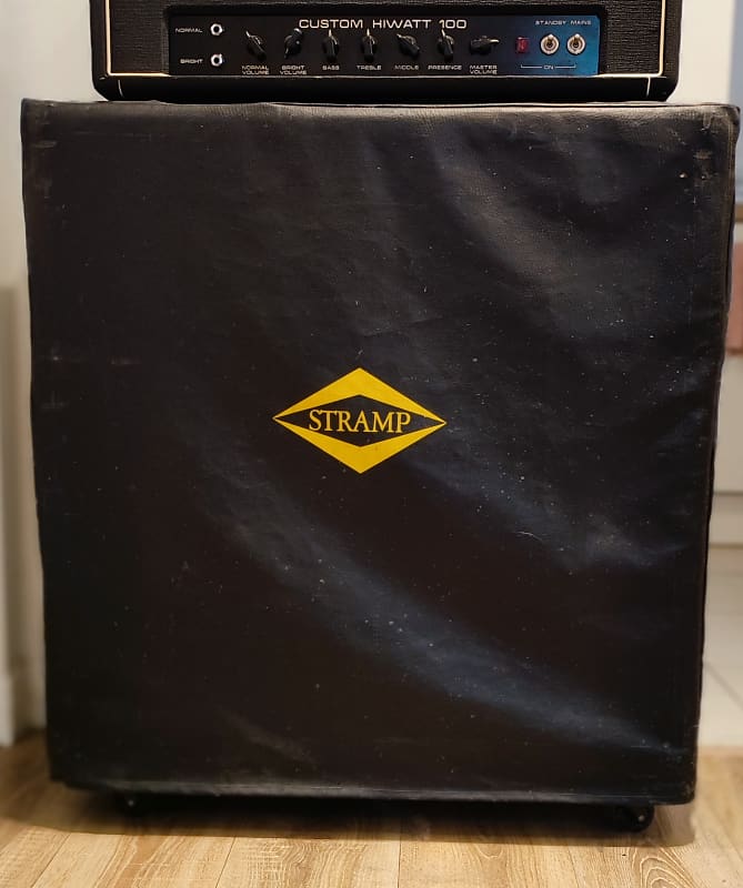 Stramp 1970 vintage 4x12 Cover Cabinet Leather very Rare from | Reverb