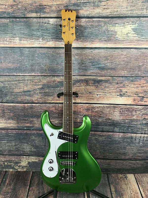 Eastwood Left Handed SideJack Pro DLX Electric Guitar- Candy | Reverb