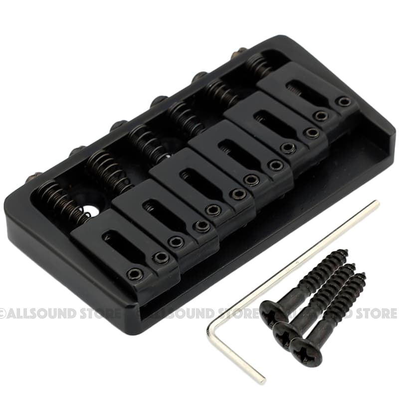 Hard Tail Fixed Guitar Bridge, Hipshot Style, String Through | Reverb