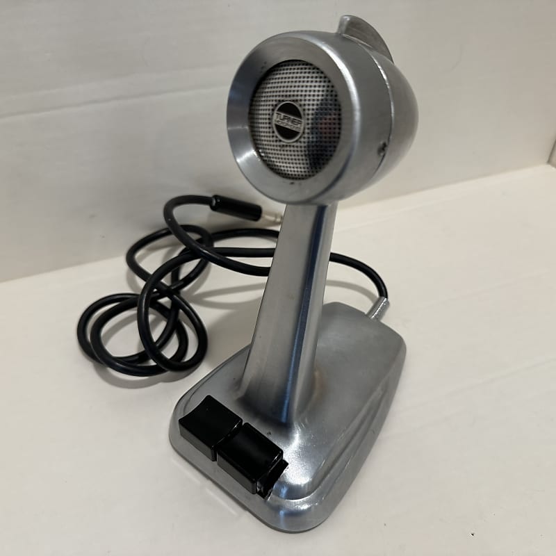 Vintage Turner Bullet Head Desk Mic w/ Dual Function PTT Key | Reverb
