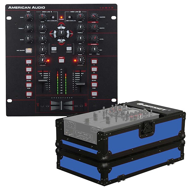 American Audio 10 MXR Mixer/MIDI Controller + 10" Case Black | Reverb