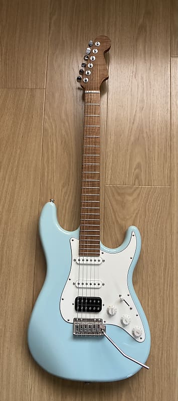 High Spec Warmoth Stratocaster with Conversion Neck 2022 - | Reverb UK