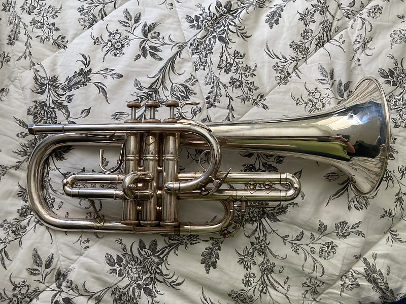 Bach Stradivarius Flugelhorn - Model 182 Late 70s - Silver | Reverb