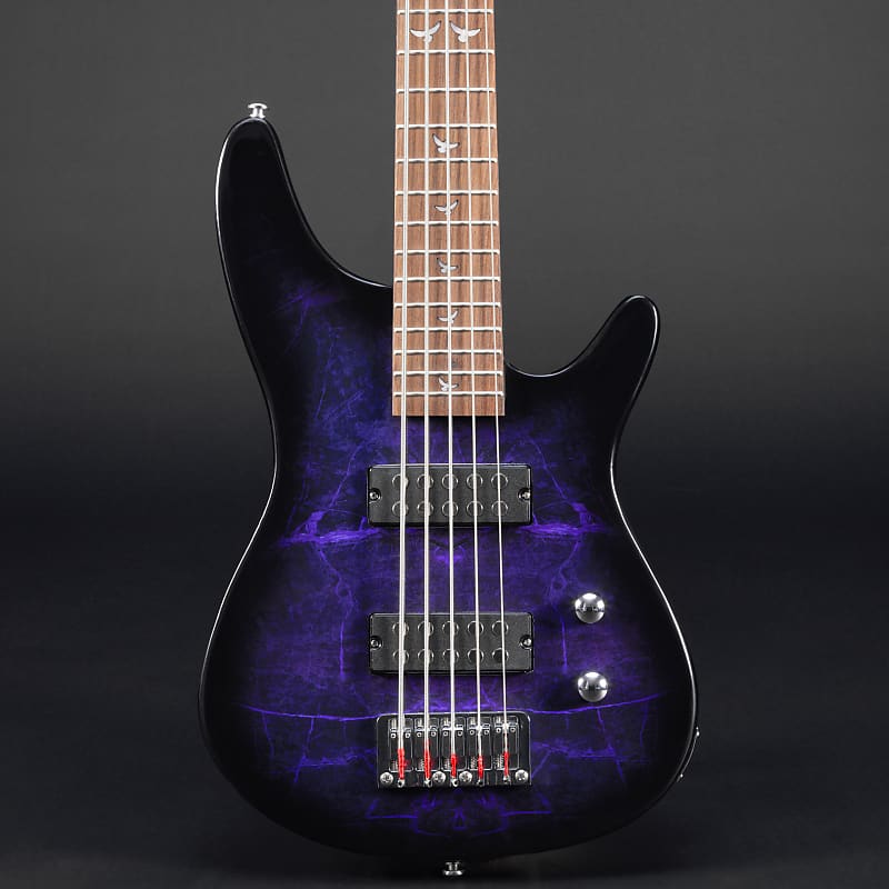 Lindo PDB-5 V2 Purple 5-String Electric Bass Guitar | Dove | Reverb UK