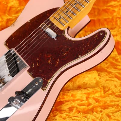 Fender Custom Shop 1960 Custom Telecaster Relic Shell Pink | Reverb