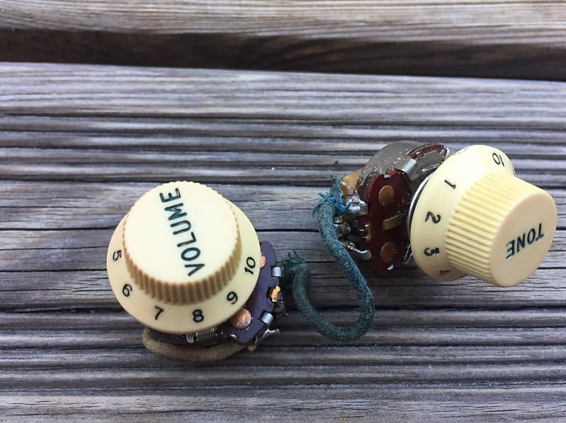 1959 Fender Jazzmaster pots and capacitor | Reverb Australia