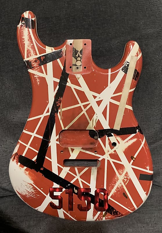 PAINTED & RELIC’ED DIVEBOMB BASSWOOD 5150 GUITAR BODY | Reverb