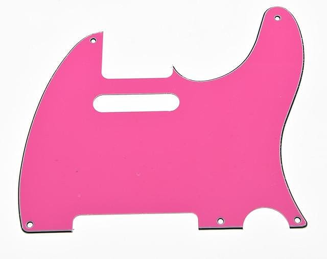 Telecaster Pickguard - Pink | Reverb