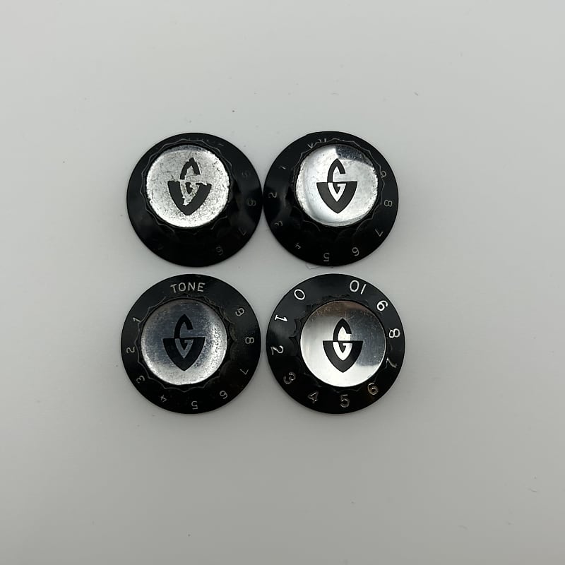 1960s/1970s Guild Shield Knobs Set of 4 | Reverb