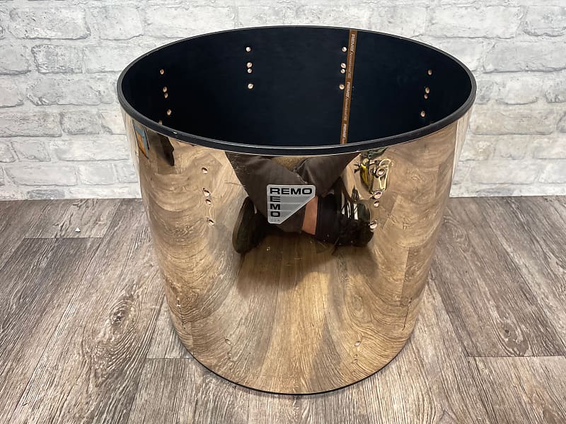 Remo Acousticon Tom Drum Shell 18”x16” Bare Wood Project / | Reverb
