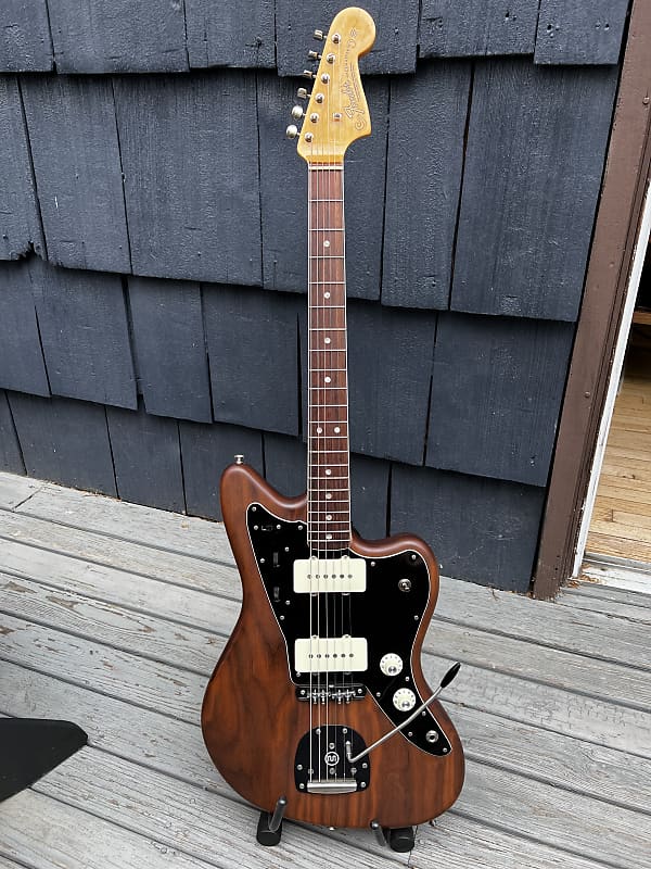 Walnut Fender Jazzmaster Partsmaster w/mastery hardware | Reverb