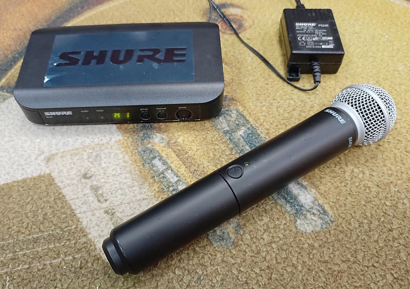 Shure BLX24 SM58 M17 - Radiomicrofono Palmare UHF | Reverb Portugal