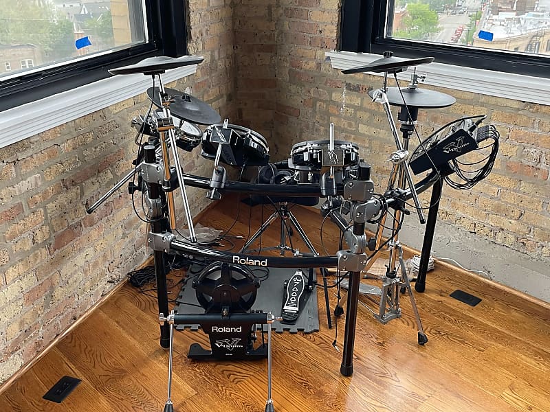 Roland TD-12 Full Drum Kit w/DW Double Kick & More | Reverb