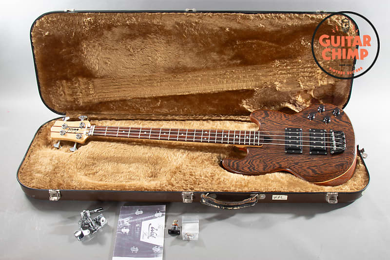 1983 Wal Mk1 4-String Bass Wenge Facings | Reverb
