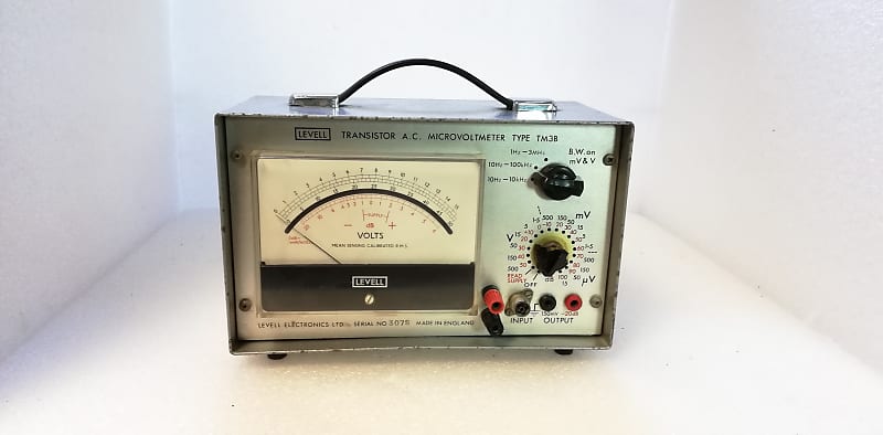 Levell Type Tm3 B Transistor A.C Microvoltmeter | Reverb
